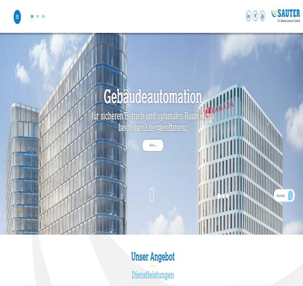 Sauter Gebäudemanagement - Gebäudeautomation aus der Schweiz